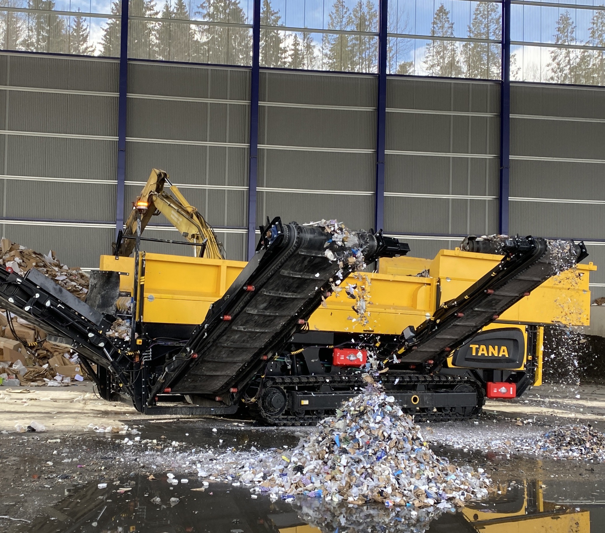 Peneira a Disco para reciclagem TANA | Máquina Solo